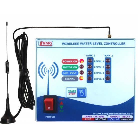 Wireless Automatic Water Level Controller with Indicator Wireless Automatic Water Level Controller with Indicator